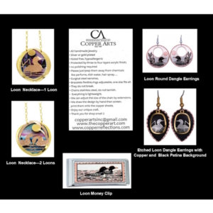 Copper Reflection Jewelry – Loon Preservation Committee